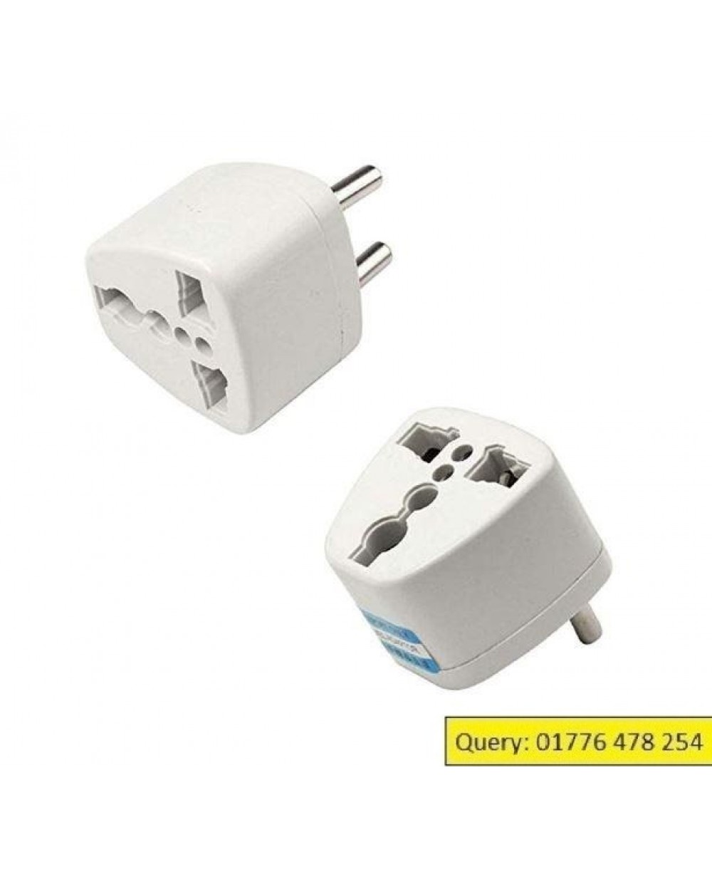 Electric 3 Pin To 2 Pin Socket Converter