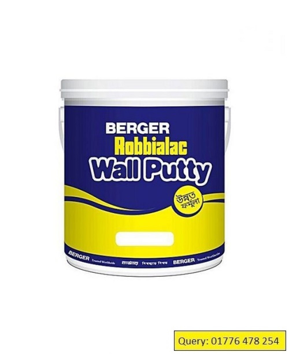 Berger Robbialac Wall Putty, White, 25 Kg