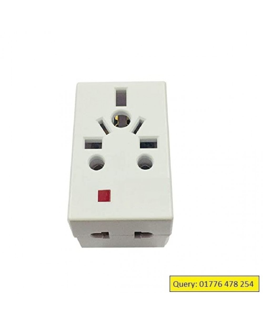 2 Pin Multi Socket with Fuse 13A