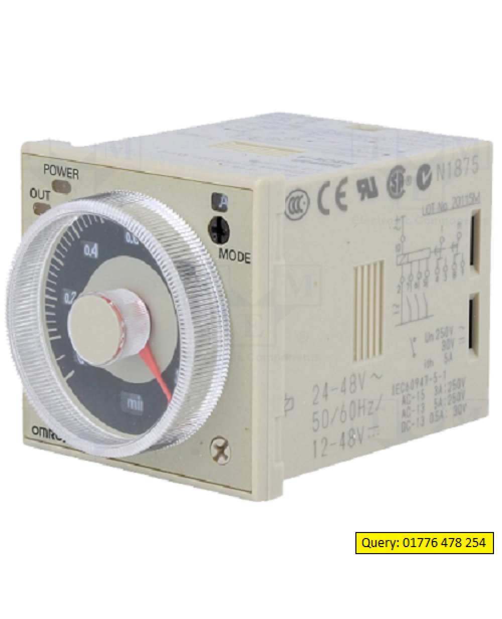 Time Relay timer Adjustable 30sec 8 pin AC 220V with base