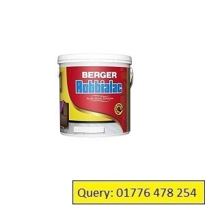 Berger Radiance Acrylic Plastic Emulsion, 18.2 -BRILLIANT WHITE