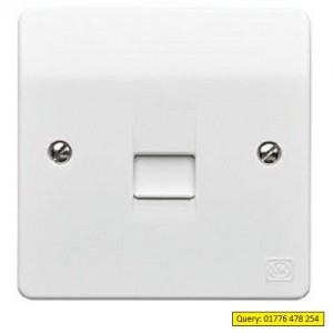 MK Telephone Socket Single Modular G 4817