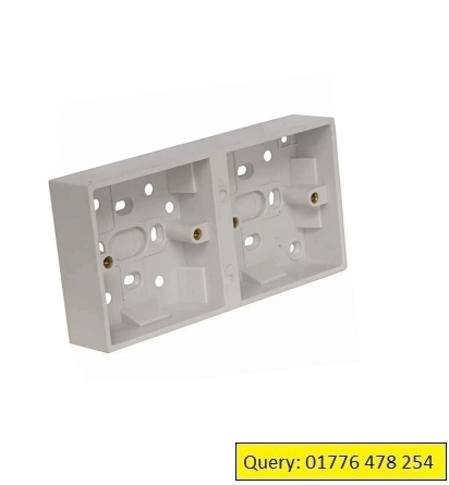 2 Gang MK Molded Pvc Box