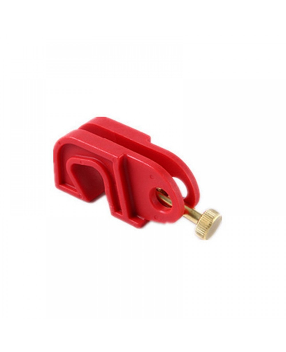 Universal Plastic MCB Circuit Breaker Lockout Twisted Screw Tool Red