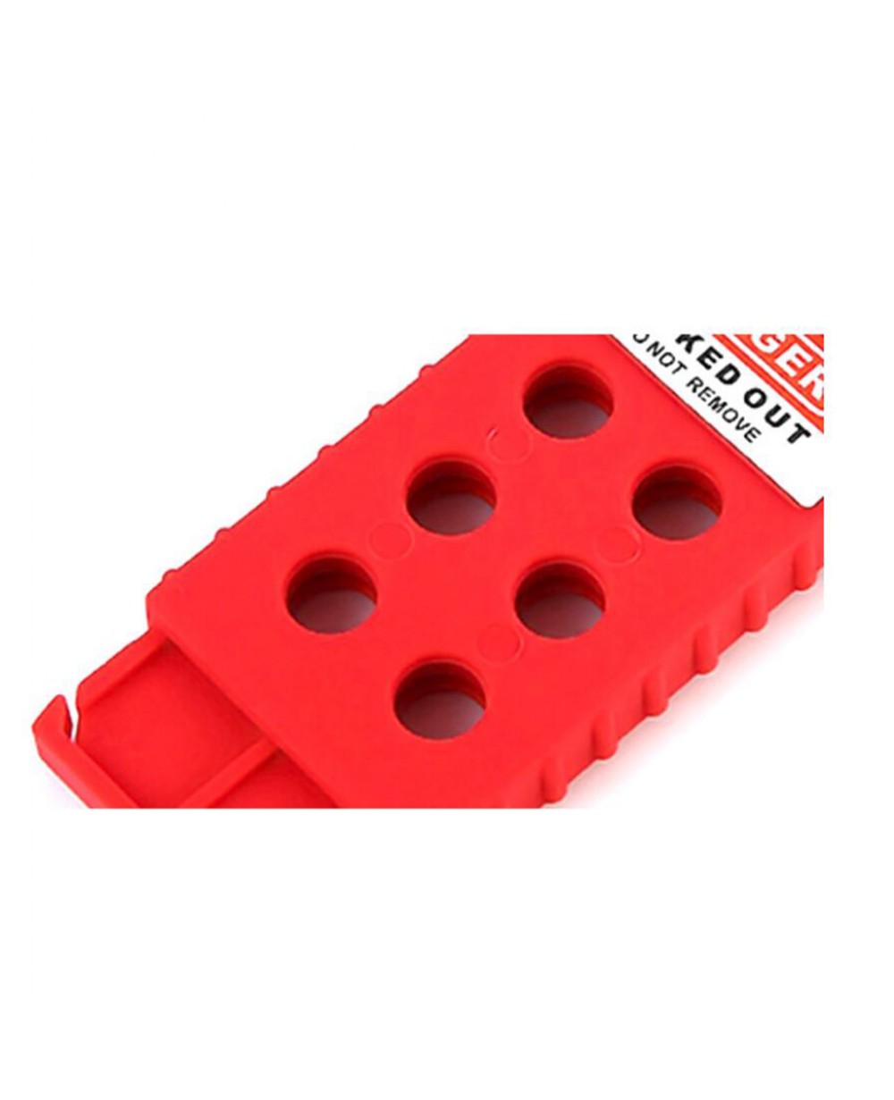 Nylon Lockout Safety Hasp Clamp 6 Hole