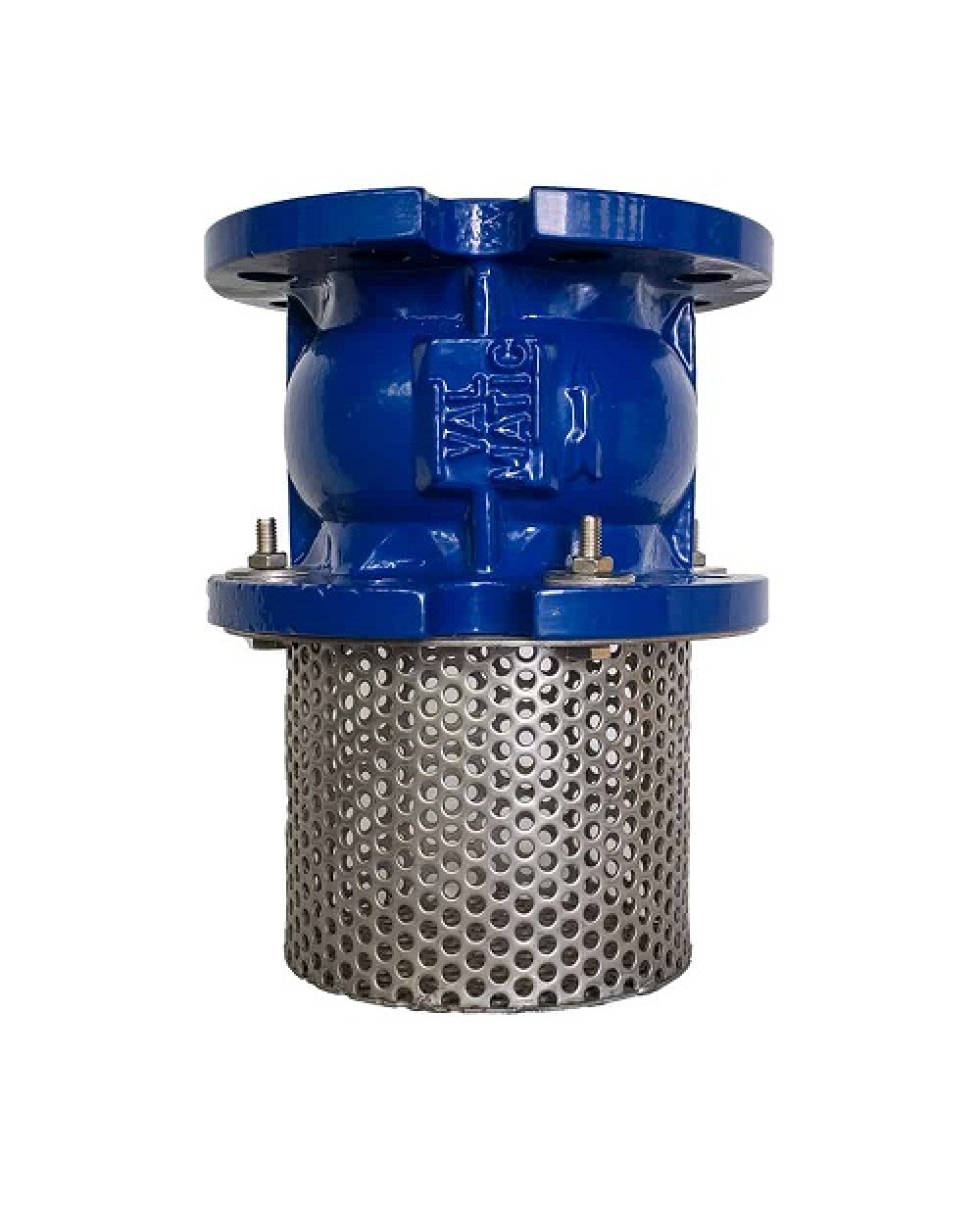 MS Foot Valve, 6 inches