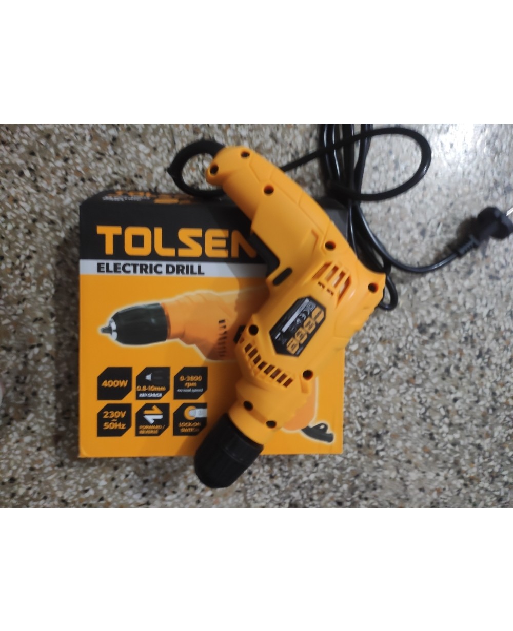 TOLSEN Electric Drill 400W - Tools & Machineries