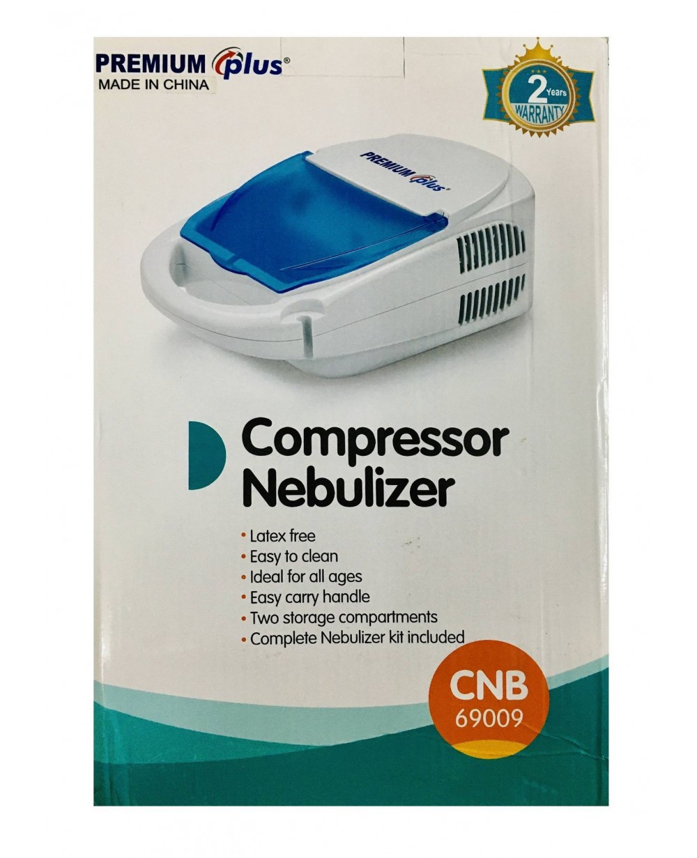 Premium Plus Portable Nebulizer Machine Efficient Compressor